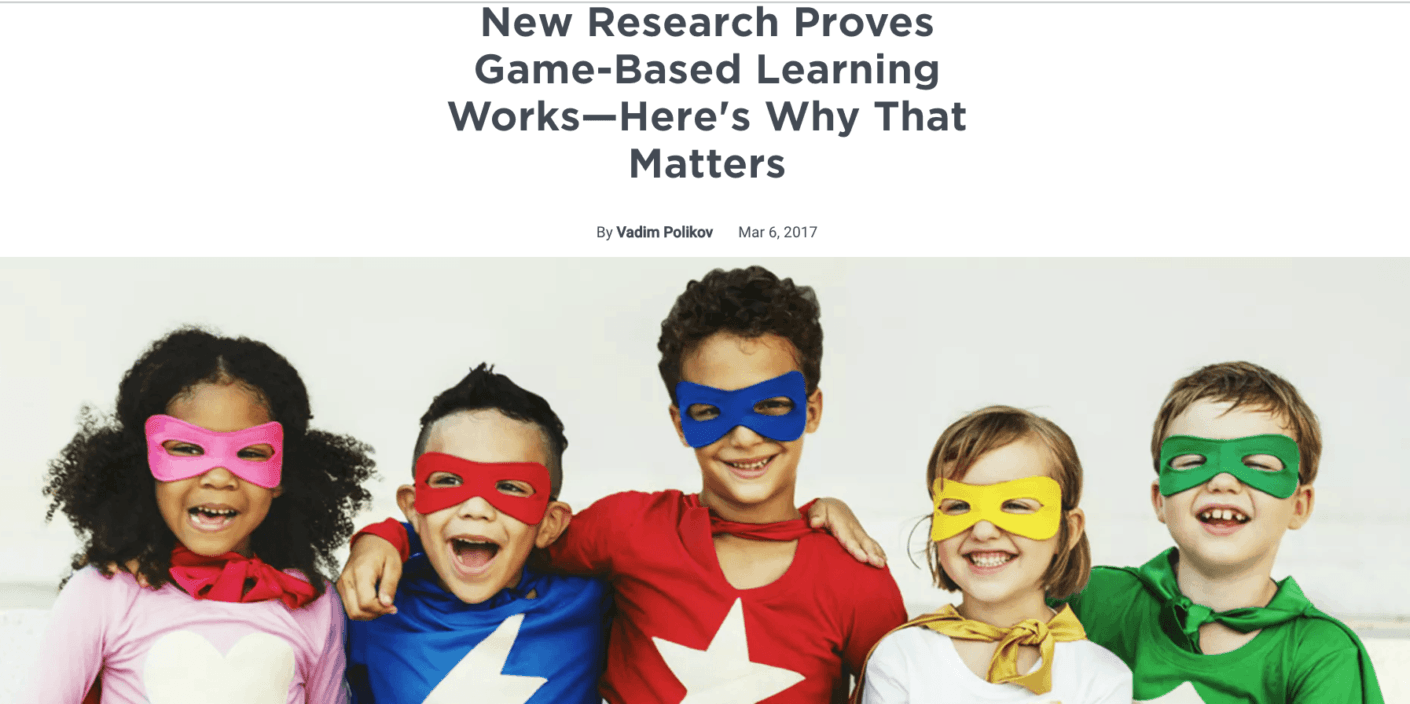 Legends of Learning in the News | Legends of Learning