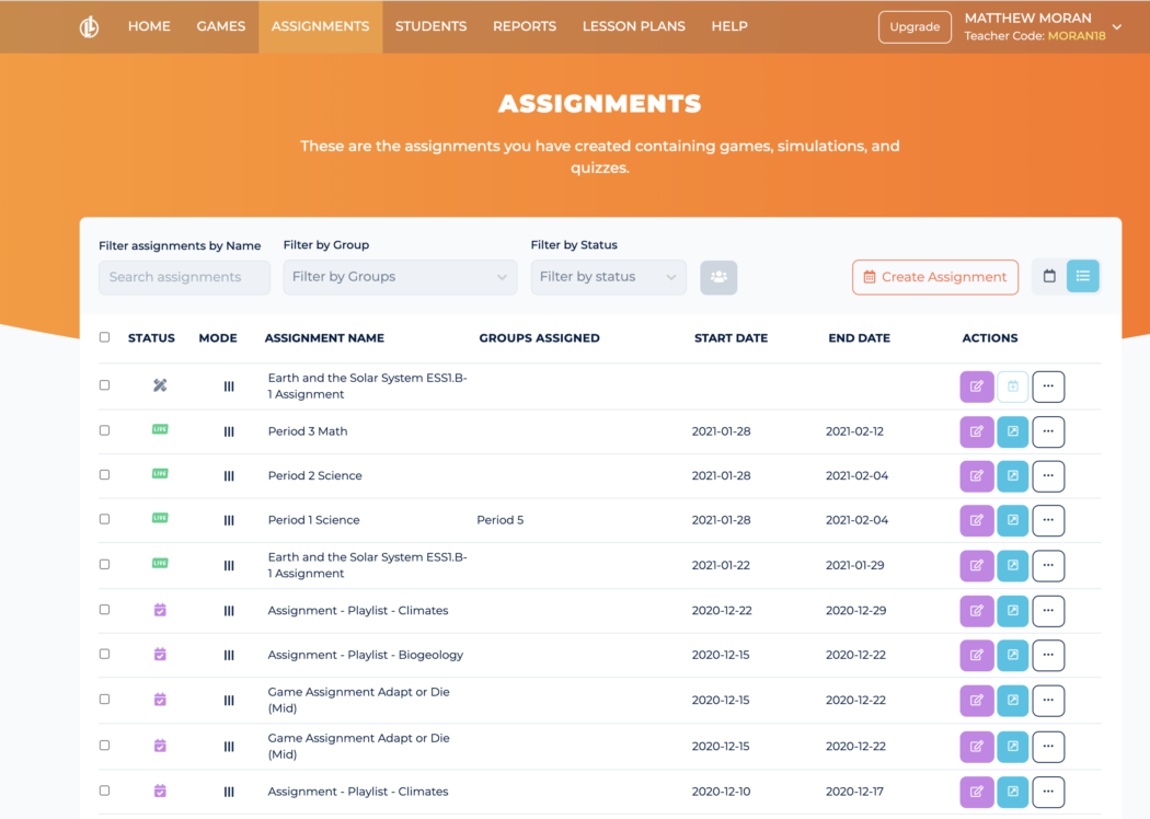 The Latest Teacher Features!February 2021 | Legends of Learning