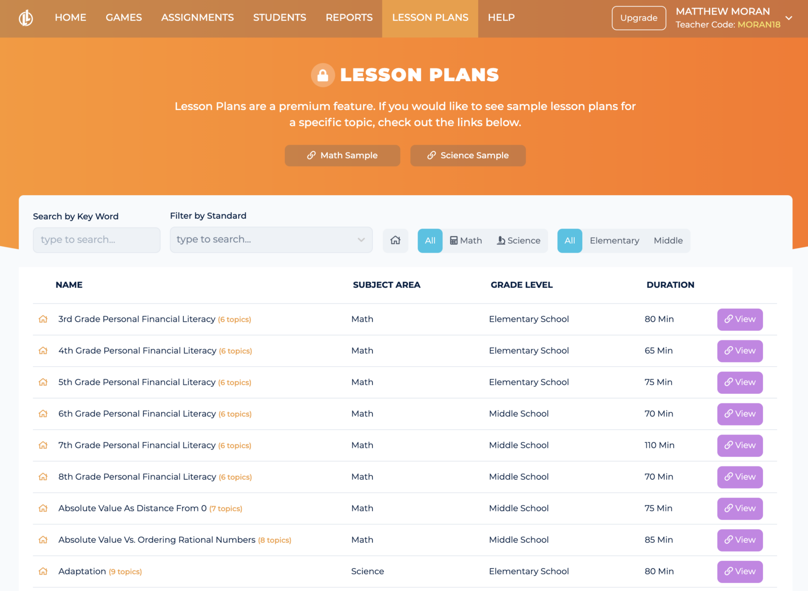 The Latest Teacher Features!February 2021 | Legends of Learning