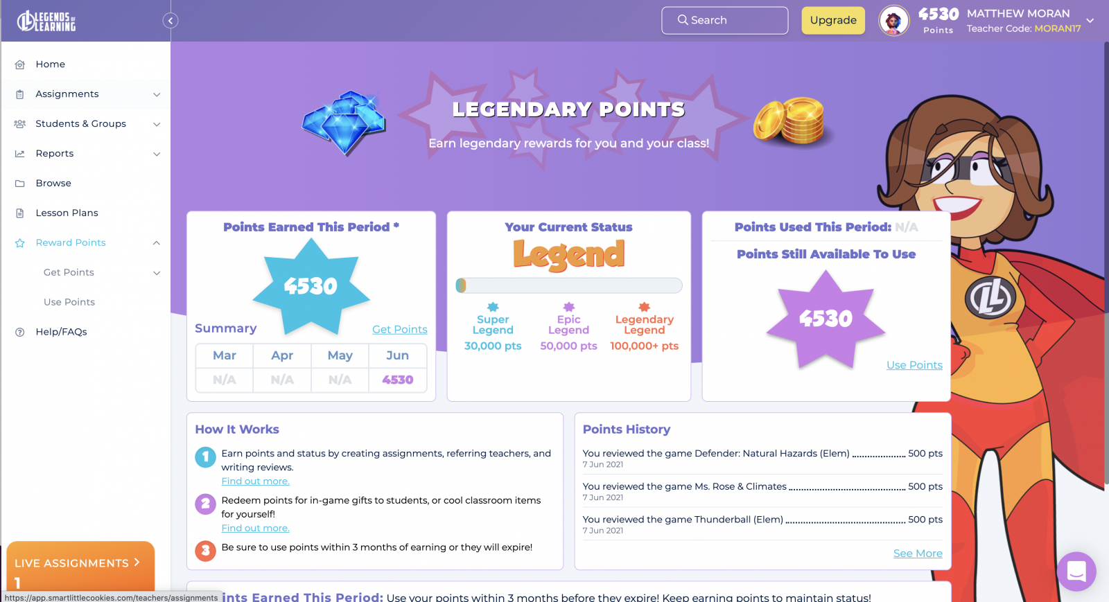 The Latest Teacher Features! June 2021 | Legends of Learning