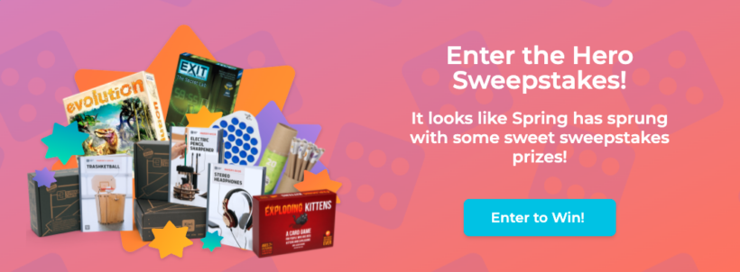Hero Sweepstakes Legends Of Learning