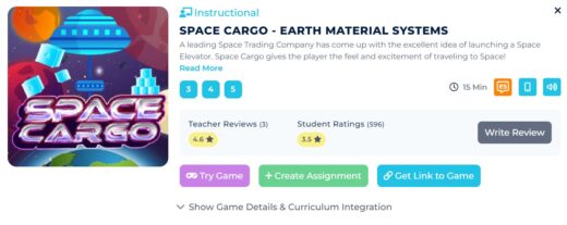 Science Games for Summer Fun! -- June 2022 | Legends of Learning