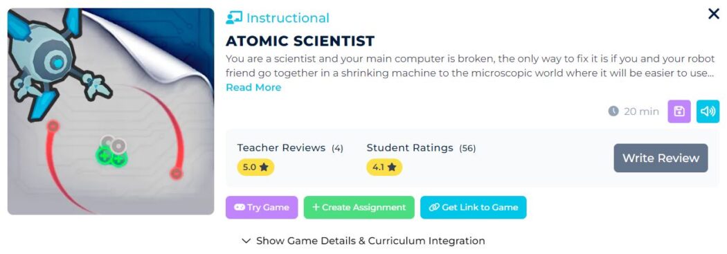 Back To School With These Stellar Science Games! — September 2022 ...