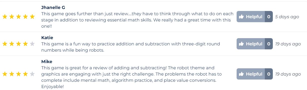 Back To School With These Stellar Math Games! -- September 2022 ...