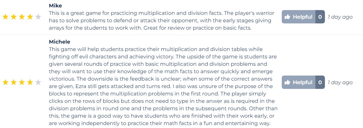 Back To School With These Stellar Math Games! -- September 2022 ...