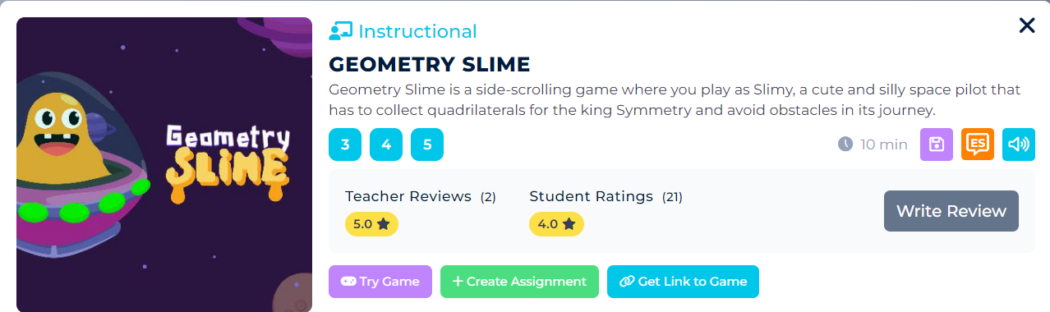 New Math Classroom Games for This Summer — July 2023