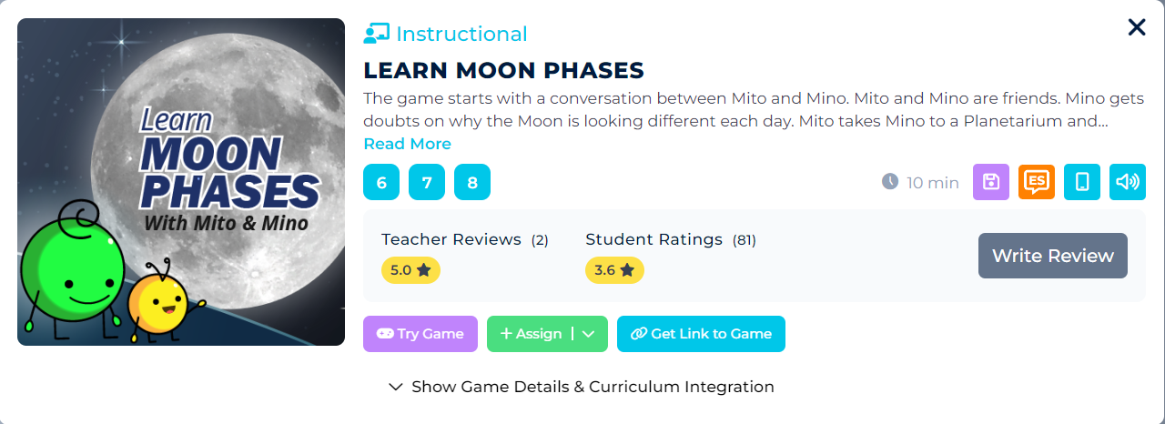 New School Year, New Science Classroom Games! — August 2023