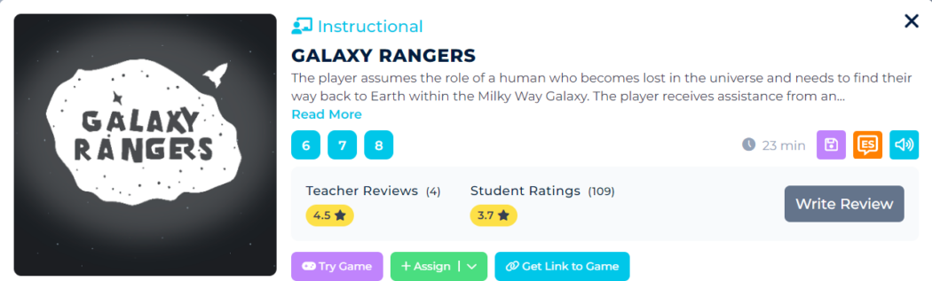 Introducing New Science Classroom Games! — December 2023
