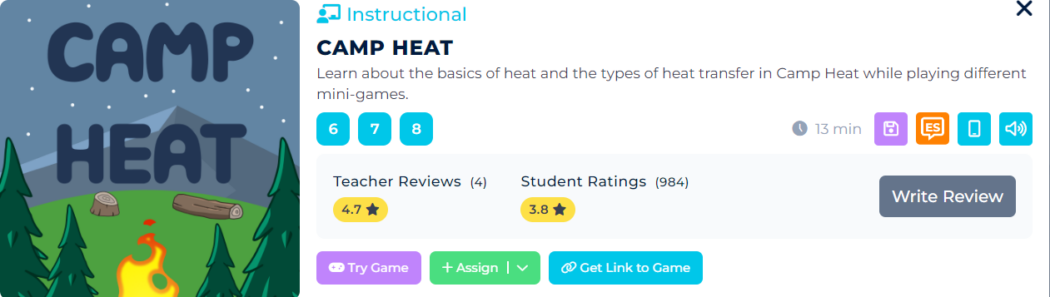 New Science Games February 2024