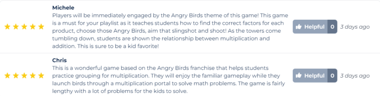 EdGames: Angry Birds Multiplication Portal & Eggstraction